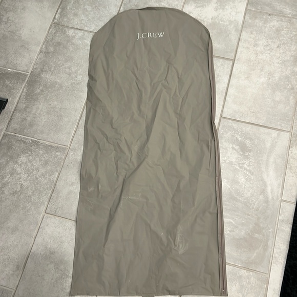 J. Crew | Bags | J Crew Plastic Garment Bag Zipper On The Side Some ...